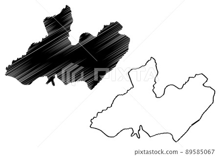 Dimapur district (Nagaland State, Republic of... - Stock Illustration ...