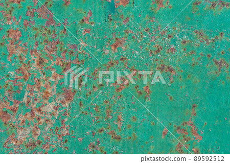 Green Rusted Metal Texture