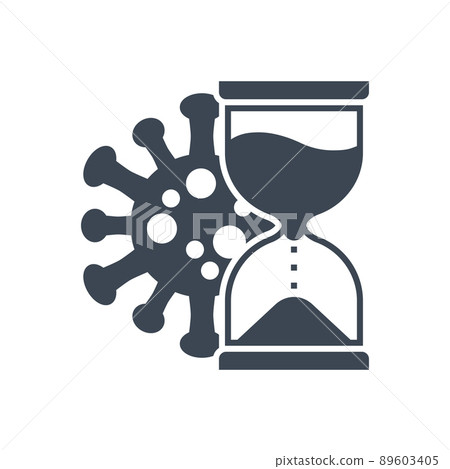 Incubation period related vector glyph icon - Stock Illustration ...