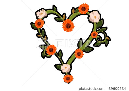 Creative heart design card on white background... - Stock Illustration ...