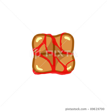 One brown molar with blood - Stock Illustration [89619700] - PIXTA