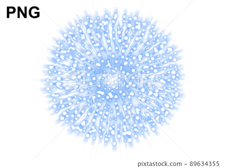 Fireworks Fireworks Blue PNG - Stock Illustration [89634355] - PIXTA