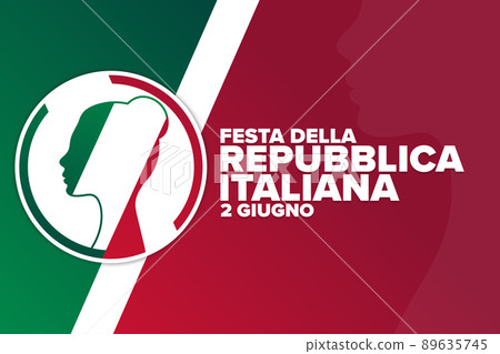 Happy Republic Day. Italy. June 2. Inscription... - Stock Illustration ...