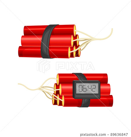 Dynamite Stick With Fuse