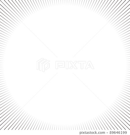 Concentrated line 03 Line drawing - Stock Illustration [89646199] - PIXTA
