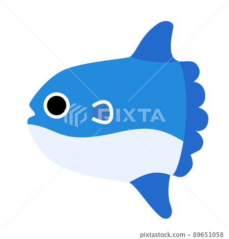Cute sunfish with POP - Stock Illustration [89651058] - PIXTA