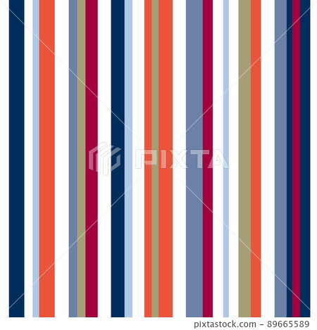 Stripe multi-stripe colorful - Stock Illustration [89665589] - PIXTA