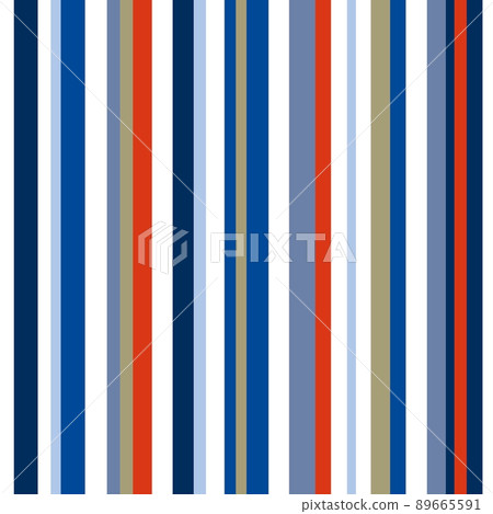 Stripe multi-stripe colorful - Stock Illustration [89665591] - PIXTA