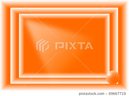 Abstract orange rectangular background with... - Stock Illustration ...