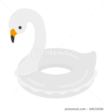 Illustration of a swan float - Stock Illustration [89676096] - PIXTA