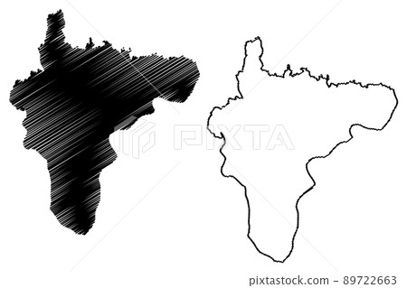 Howrah district (West Bengal State, Republic of... - Stock Illustration ...
