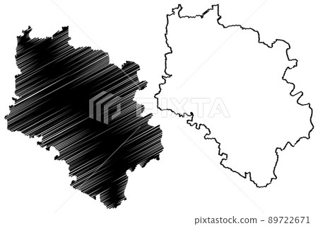 Haveri district (Karnataka State, Republic of... - Stock Illustration ...