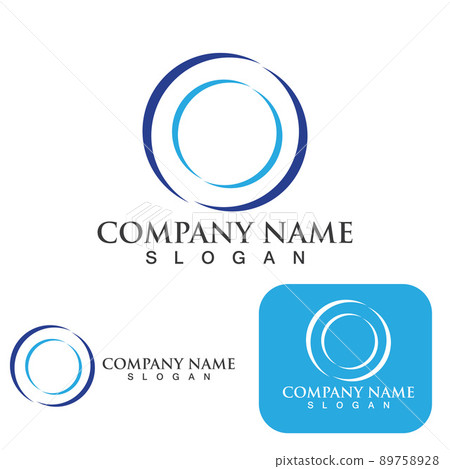 C Circle ring logo Template vector icon - Stock Illustration [89758928 ...