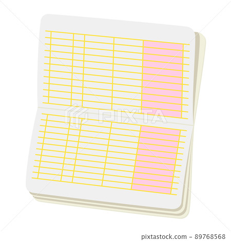 A bankbook - Stock Illustration [89768568] - PIXTA