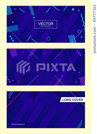 Set Abstract background with bight line for... - Stock Illustration ...