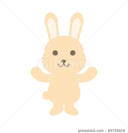Bipedal rabbit - Stock Illustration [89789028] - PIXTA