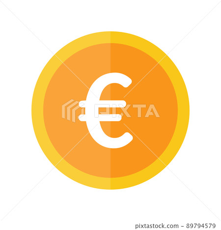 歐元硬幣圖標。貨幣。-插圖素材 [89794579] - PIXTA圖庫