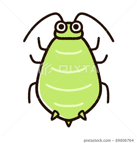 Cute aphid character - Stock Illustration [89806764] - PIXTA