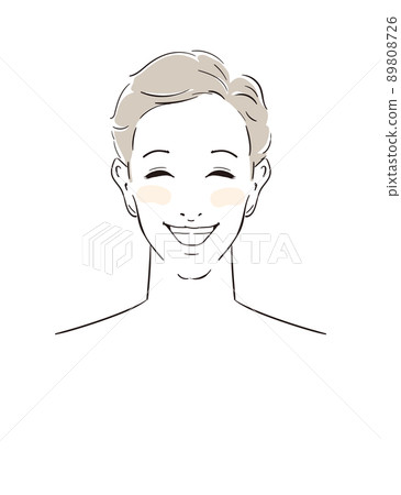 Handsome man with a refreshing smile - Stock Illustration [89808726 ...