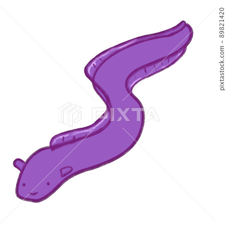 eel fish marine under the sea animal cartoon... - Stock Illustration ...