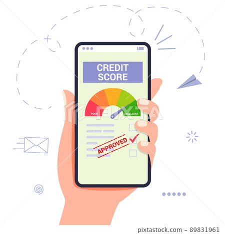 Credit score vector illustration Wealth... - Stock Illustration ...