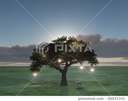 Tree of ideas - Stock Illustration [89835345] - PIXTA