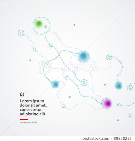 Abstract graphic design with connection... - Stock Illustration ...