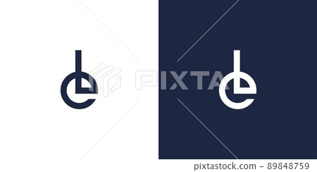 strong and modern letter LE initials logo design-插圖素材 [89848759] - PIXTA圖庫