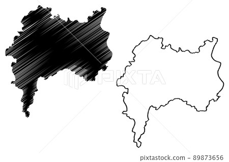 Khunti district (Jharkhand State, Republic of... - Stock Illustration ...