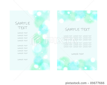 Frame card with polka dots, watercolor style - Stock Illustration ...