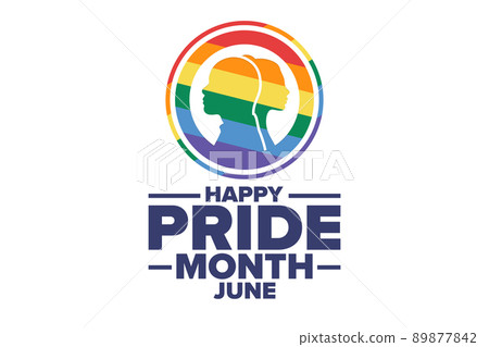 Happy Pride Month. LGBT. June. Holiday concept.... - Stock Illustration ...