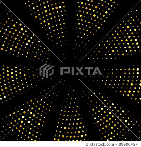 Decorative design background of golden dots in... - Stock Illustration ...