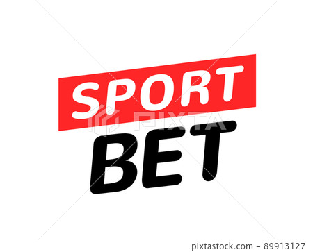 Sport bet logo icon. Live bet app football... - Stock Illustration ...
