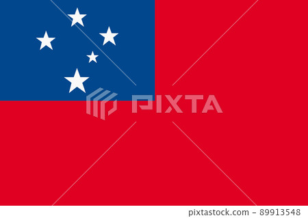 Flag of Western Samoa background illustration... - Stock Illustration ...