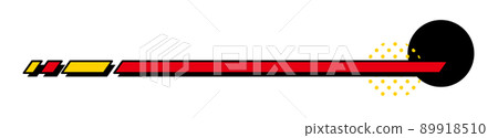 Geometry heading 01_single item 01 - Stock Illustration [89918510] - PIXTA