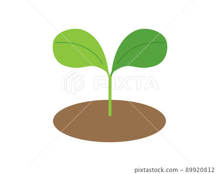Simple bud illustration - Stock Illustration [89920812] - PIXTA