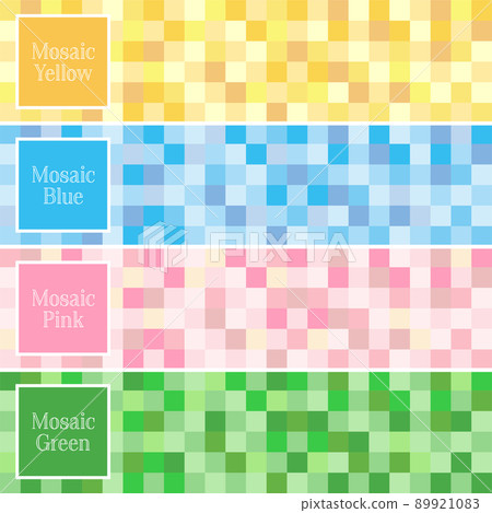 4 types of square patterns - Stock Illustration [89921083] - PIXTA