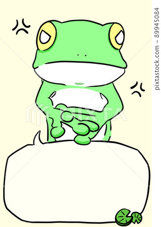 Angry frog - Stock Illustration [89945084] - PIXTA
