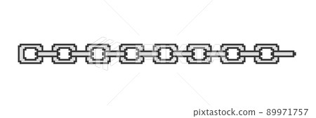 Pixel art chain line - Stock Illustration [89971757] - PIXTA