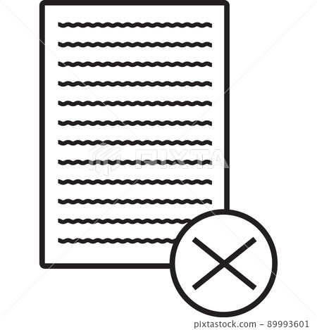 Paperless icon on white background. flat style. - Stock Illustration ...