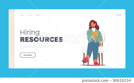 Work Hiring, Human Resources Concept for... - Stock Illustration ...