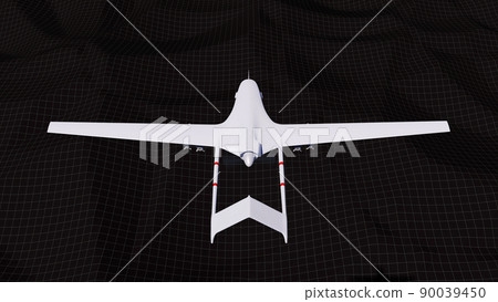 UAV drone unmanned aerial vehicle unmanned... - Stock Illustration ...