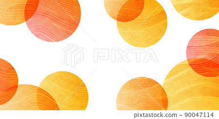 Autumn Japanese pattern orange background - Stock Illustration ...