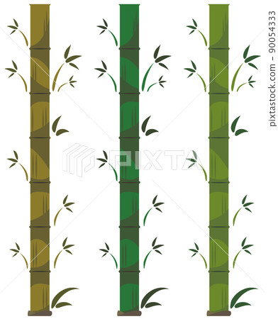 Straight bamboo - Stock Illustration [90054333] - PIXTA