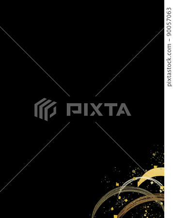 Simple Japanese style background - Stock Illustration [90057063] - PIXTA