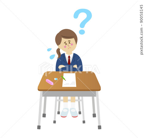 Illustration image of a student who does not... - Stock Illustration ...