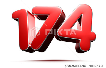 number 174. - Stock Illustration [90072331] - PIXTA