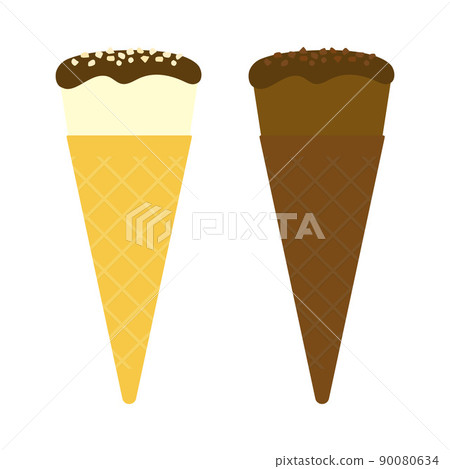 Illustration of corn ice cream - Stock Illustration [90080634] - PIXTA