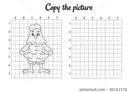 Grid Coloring Worksheets