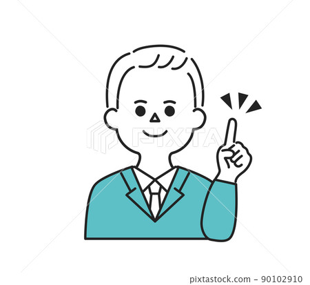 Illustration of a business person making a... - Stock Illustration ...